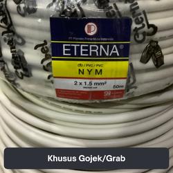 Jual Kabel Listrik ETERNA 2x1.5 mm NYM Meteran (instalasi) Harga Permeter - Jakarta Barat ...