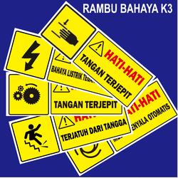 Jual Stiker Rambu Bahaya K3 / Sticker Safety Sign / Stiker Sign K3 - M ...