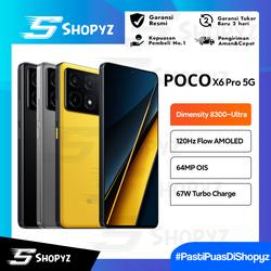 Promo Xiaomi Poco X6 PRO 5G NFC 12/512GB 512 MD 8300 Ultra Garansi Resmi - 12/512GB Black, Non ...
