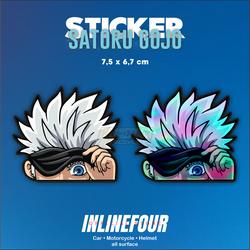 Jual Stiker Slap Gojo Satoru Anime Jujutsu Kaisen / Sticker Waterproof ...