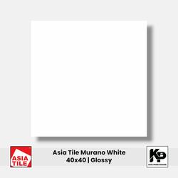 Jual Keramik Putih Polos Asia Tile Murano White 40x40 Kw 1 - Kota ...