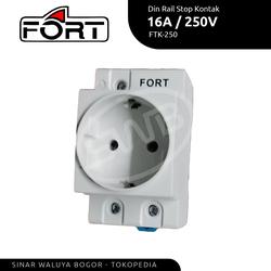 Jual DIN Rail Stop Kontak FTK-250 / FTK250 16A 250V Fort - Jakarta Pusat - AA Electric | Tokopedia