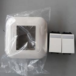 Jual Saklar Seri Panasonic / Double Hotel 2 Arah Wide Series Putih ...