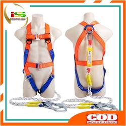 Jual GOSAVE Full Body Harness Pro Absorber Double Lanyard Big Hook Safety B - Jakarta Barat ...