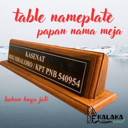 Jual papan meja stand nama klinik ruang kantor kelas sign plakat dokter ...