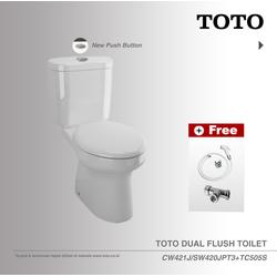 Promo TOTO Closet CW630J | Closet Duduk - Kloset - Kloset Duduk Cicil 0% 3x - Kota Tangerang ...