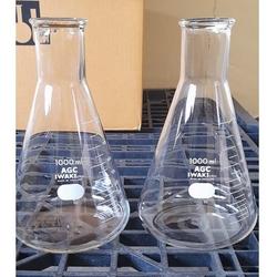 Jual IWAKI Erlenmeyer Flask 250ml, 300ml, 500ml, 1000ml, 2000ml - 500 ml - Jakarta Timur ...