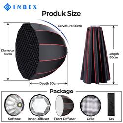Promo INBEX softbox Light softbox bowens Mount Foto Video Studio with ...