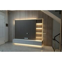 Jual backdrop tv rak tv gantung minimalis modern Custom Jabodetabek ...