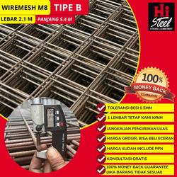 Jual Wiremesh SNI M8 - 150 X 150 - 2.1m X 5.4m - Kota Bekasi - Hi Steel ...