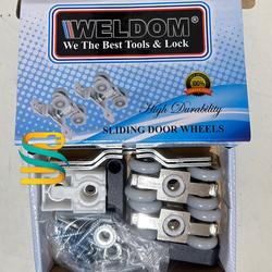 Jual Isi 2 Roda Bawah Guide Pintu Sliding Geser Roler Nilon Roda Rel ...