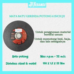 Jual Batu gerinda potong cutting wheel 6 inch 6 x 3 iprix i prix for ...