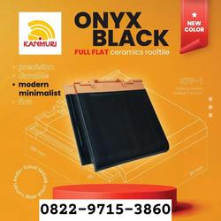 Promo Genteng Keramik Kanmuri Full Flat ONYX BLACK - Jakarta Barat - KANMURI INDONESIA | Tokopedia