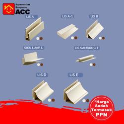 Jual De Plafon - LIS PVC / LIST PVC PINGGIR SIKU SAMBUNG 3 4 6 8 CM - LS-01 - Kota Surabaya - De ...