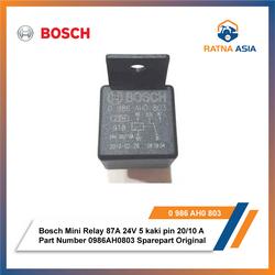 Jual Bosch Mini Relay 24V 5 Kaki 20/10A PN 0986AH0803 Sparepart ...