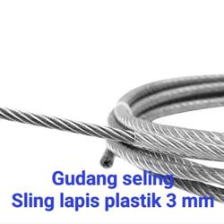 Jual kawat sling baja lapis pvc 3mm / kawat seling baja lapis pvc 3mm - Jakarta Barat - Gudang ...