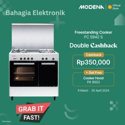 Promo MODENA Freestanding Cooker - FC 5942 S Cicil 0% 3x - Kota ...