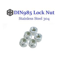Jual Mur Nilon M2 M2.5 M3 M4 M5 M6 M8 Stainless steel A2 DIN985 Lock Nut Locknut Nylon Stenlis ...