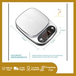 Jual Timbangan Digital Dapur 10KG / 1GR Kitchen Coffee Scale Kopi Kue - SILVER - Jakarta Barat ...