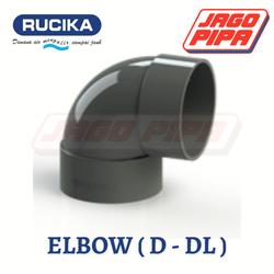 Jual Sambungan Pipa Knee Knie (D-DL) 3" Elbow D 3 Inch PVC Rucika - Jakarta Selatan - Klopmart ...