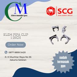 Jual Klem Pipa 1” inch SCG/Pipe Clip 1 in Pvc SCG/Bracket Pipa/Pipe ...