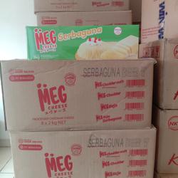 Promo MEG Cheddar Cream Keju 1 Kg - 8pcs (1 Karton) Cicil 0% 3x ...
