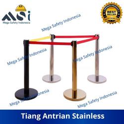 Promo Tiang Antrian Stainles Police Line Pembatas 2M - Tiang Stainless ...