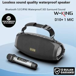 Promo WKING T9ii Speaker Bluetooth Karaoke 2 Mic Wireless Party Box ...