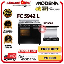 Promo MODENA Freestanding Cooker - FC 5942 S Cicil 0% 3x - Kota ...