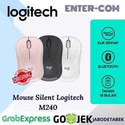 Promo Logitech M240 Mouse Wireless Bluetooth Silent Click - Off White ...