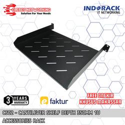 Jual Cantilever Shelf 1U Flat Ambalan Tatakan Rak Server Depth 350mm : CS02 - Jakarta Pusat ...
