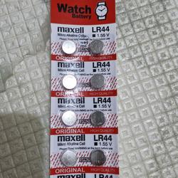 Jual Baterai Maxell LR44 Batrai LR44 1 Strip Isi 10 - Jakarta Barat - Voyagershp | Tokopedia