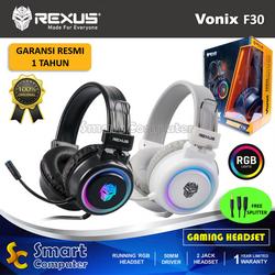 Jual Rexus F30 Vonix LED RGB Gaming Headset GARANSI RESMI - Hitam ...