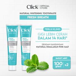 Promo Click Natural Toothpaste Whitening + Fresh Breath - Kota ...