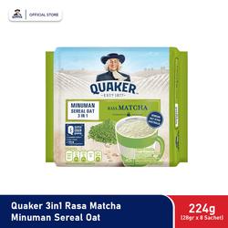 Promo Quaker 3in1 Vanilla Polybag 224g Minuman Sereal Oats (Isi 8 sachet) - - Quaker Oats ...