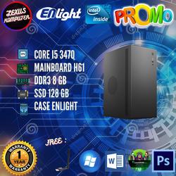 Jual Pc Komputer Rakitan CPU Kantor Admin Office Core I5 3470 Ram 8 GB ...