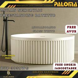 Jual PALOMA BATHTUB BAK MANDI PUTIH NEXCRYLIC FREE STANDING BUP 3131WG ...