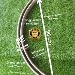 Jual Rel Atas Henderson (Besar) Panjang 2,4m Rel pintu besi - Kab ...