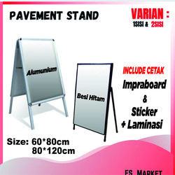 Promo TRIPOD TYPE A / STAND BANNER LIPAT / PAVEMENT STAND / STANDING ...