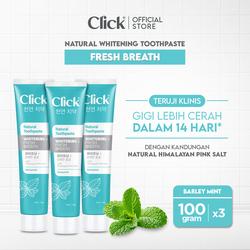 Promo Click Natural Toothpaste Whitening + Fresh Breath - Kota ...