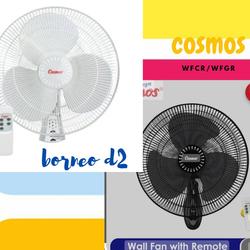 Jual Wall fan cosmos 16 inch remote hitam wfgr kipas angin dinding ...