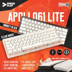 Promo APOLLO61 Lite 60% Wired Mechanical Keyboard by Press Play Cicil 0 ...
