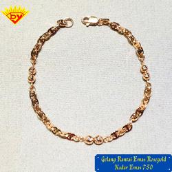 Jual Gelang Rantai Emas Kadar Emas 750 - Jakarta Pusat - TOKO MAS DYNA ...