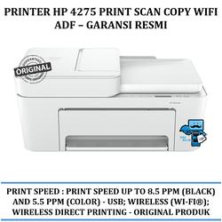 Promo Printer HP DeskJet 4275 All in One Print Scan Copy USB Wireless ...