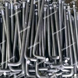 Jual angkur L beton M12 x 20 cm ( besi- st37 ) 2mur + 2ring plat ...