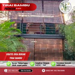 Jual (PREMIUM) Tirai Bambu 2x2 Sudah vernis dan Katrol Kerai,krey,kre,krei - Jakarta Selatan ...