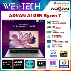 Jual Advan Laptop AI Gen Ryzen 7 8845HS AMD Ryzen AI IPS 100% sRGB 16GB ...