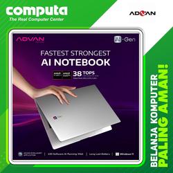 Jual Advan Laptop AI Gen Ryzen 7 8845HS AMD Ryzen AI IPS 100% sRGB 16GB ...