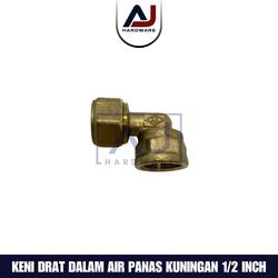 Jual Sok Drat Dalam Kuningan 1/2 Inch Fitting Sambungan Pipa Air Panas Sok Drat Dalam Instalasi ...