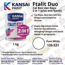 Jual KANSAI FTALIT DUO - Cat Besi 2-in-1: Anti Karat dan Cat Akhir ...